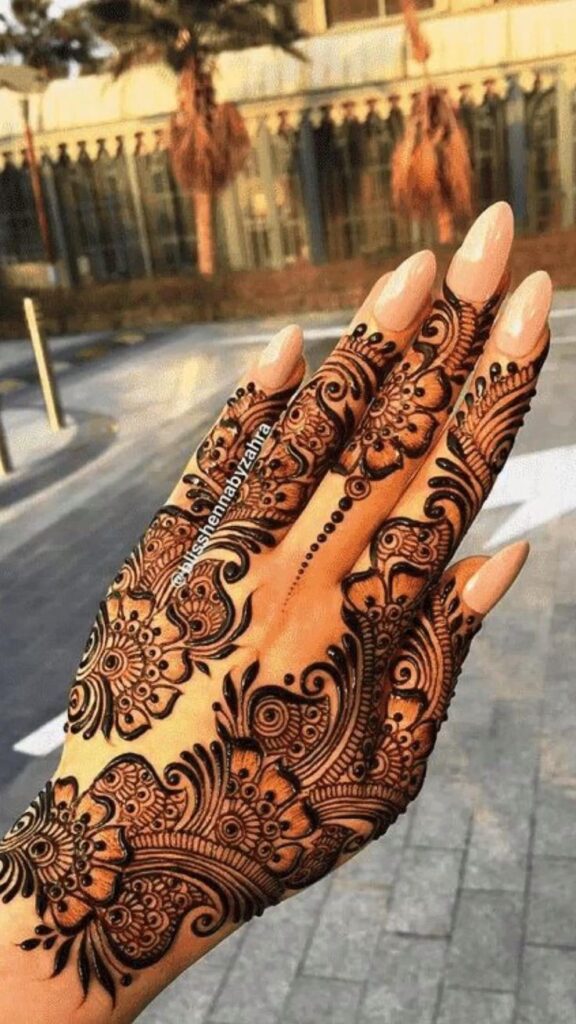 [1177+] Punjabi Royal Front Hand Mehndi Design Images, Photos ...